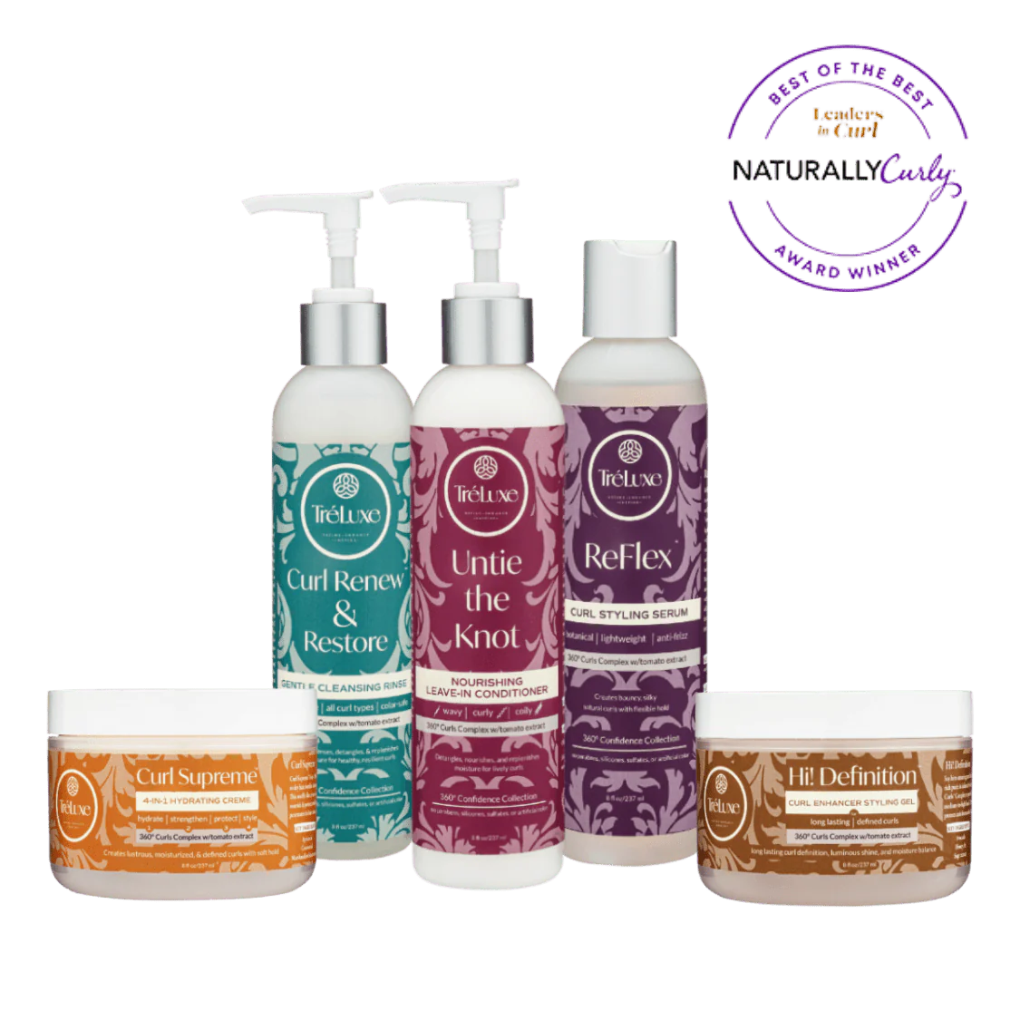 TréLuxe 360° Curls Collection Bundle | CURLY HAIR PRODUCTS